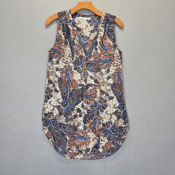 Daniel Rainn | Tops | Daniel Rainn V Neck Sleeveless Floral Blouse ...